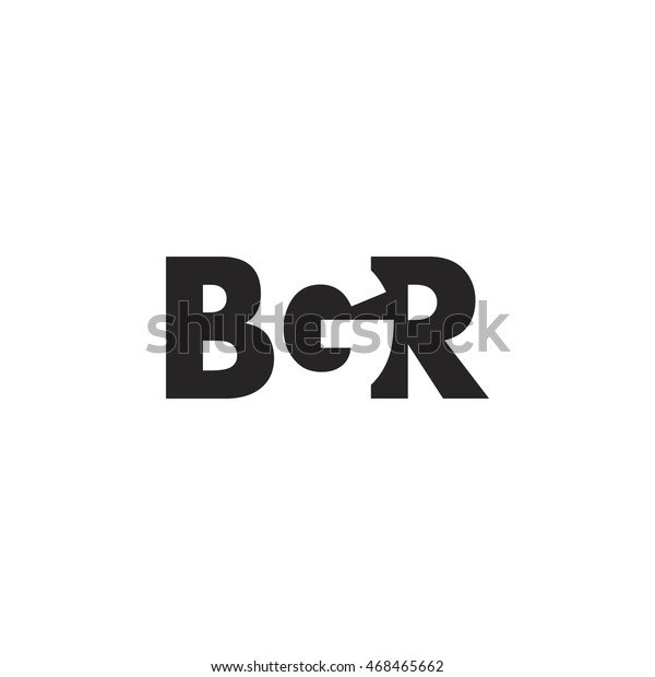 Bgr Logo Vector Graphic Branding Letter Stock Vector (Royalty Free ...