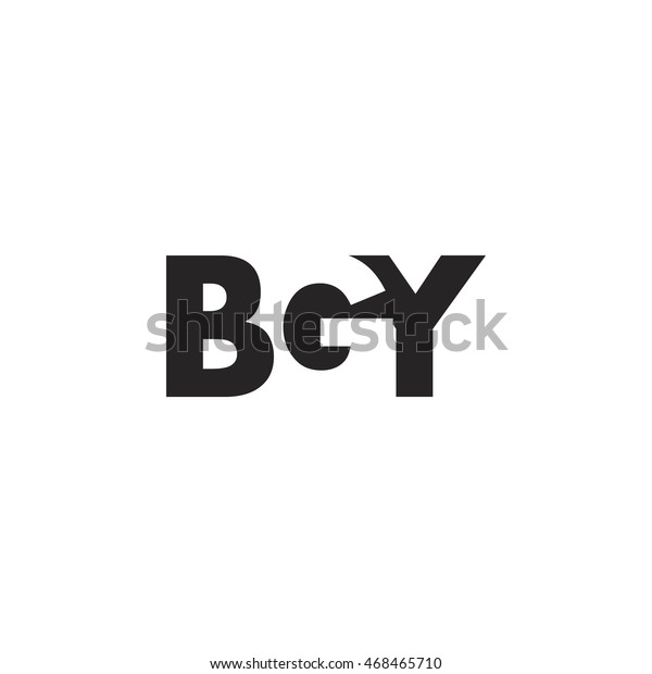 Bgy Logo Vector Graphic Branding Letter Stock Vector (Royalty Free ...