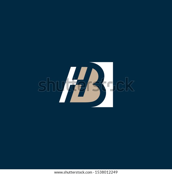 Bh Hb Font Designs Logo Icons Stock Vector (Royalty Free) 1538012249 ...
