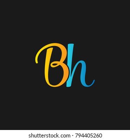 Bh Icon Design B H Vector Stock Vector (Royalty Free) 794405260 ...