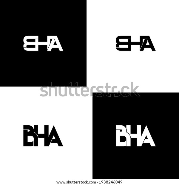 Bha Letter Original Monogram Logo Design Stock Vector (Royalty Free ...