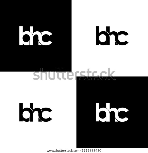 Bhc Letter Original Monogram Logo Design Stock Vector (Royalty Free ...