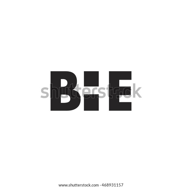 Bhe Logo Vector Graphic Branding Letter Stock Vector (Royalty Free ...