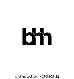 Bhh Letter Original Monogram Logo Design Stock Vector (Royalty Free ...