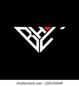 Bhl Letter Logo Creative Design Vector Stock Vector (Royalty Free ...