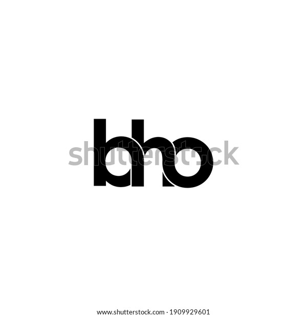 Bho Letter Original Monogram Logo Design Stock Vector (Royalty Free ...
