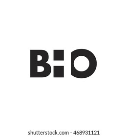 Bho Logo Vector Graphic Branding Letter: vector de stock (libre de ...