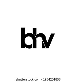 Bhv Letter Original Monogram Logo Design Stock Vector (Royalty Free ...