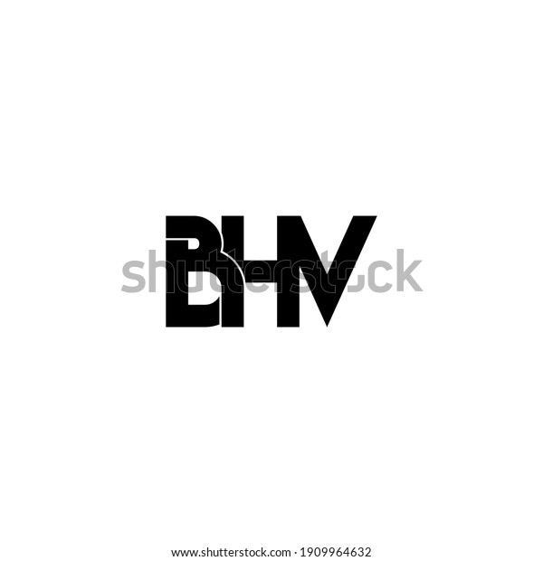 Bhv Letter Original Monogram Logo Design Stock Vector (Royalty Free ...