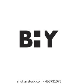 Bhy Logo Vector Graphic Branding Letter Stock Vector (Royalty Free ...