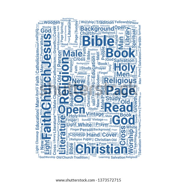 Bible Word Cloud Tag Cloud About Stock Vector (Royalty Free) 1373572715 ...