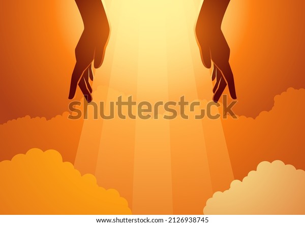 Biblical Vector Illustration Series Creation World Stock Vector ...
