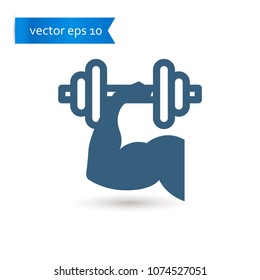 Biceps Biceps Icon Sign Design Vector Stock Vector (Royalty Free ...