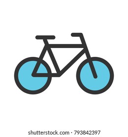 Bicycle Bike Frame Stock Vector (Royalty Free) 793842397