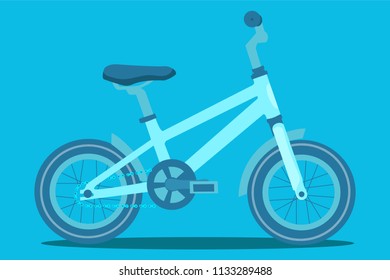 Bicycle Flat Design Vector Illustration Stock Vector (Royalty Free ...