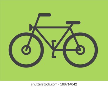 Bicycle Flat Design Vector Transport Icons Stock Vector (Royalty Free ...