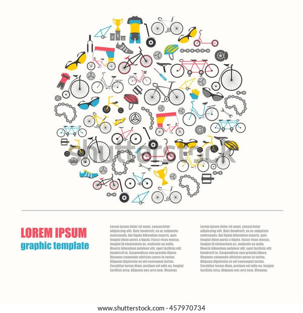 Bicycle Graphic Design Bike Types Vector 库存矢量图（免版税）457970734 | Shutterstock