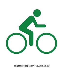 Cycling Person Icon Stock Vector (Royalty Free) 784889626