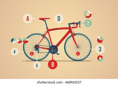 8,330 Bicycle infographic Images, Stock Photos & Vectors | Shutterstock