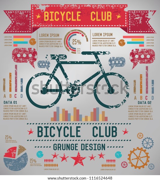 Bicycle Info Graphic Vector Design Stock Vector (Royalty Free ...