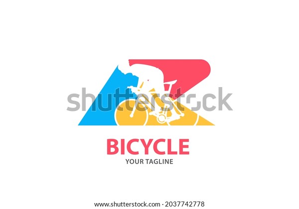 Bicycle Logo Abstract Initial R Logo Stock Vector (Royalty Free ...