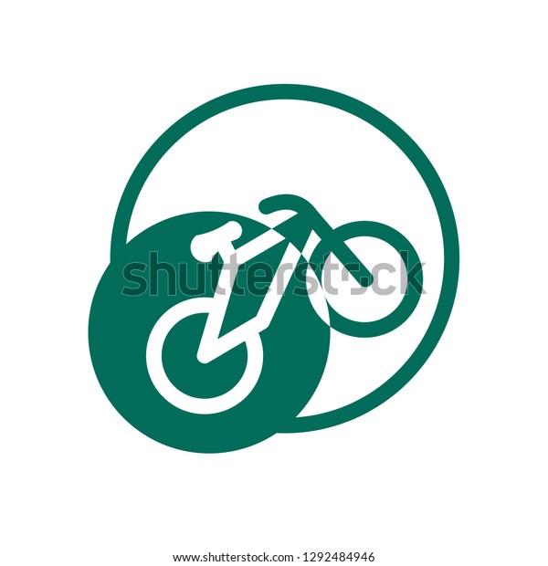 Bicycle Logo Template Bicycle Circle Shape Stock Vector (Royalty Free ...