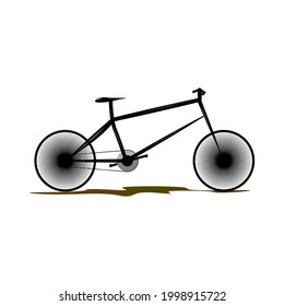 Bicycle Ontel Vector Art Design Lifestyle Stock Vector (Royalty Free ...
