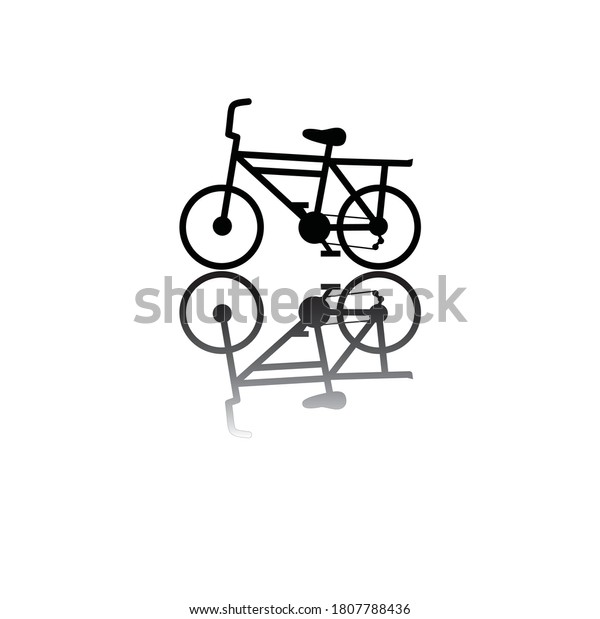 Bicycle Pillion Vector Illustration Isolated On Stock Vector (Royalty ...