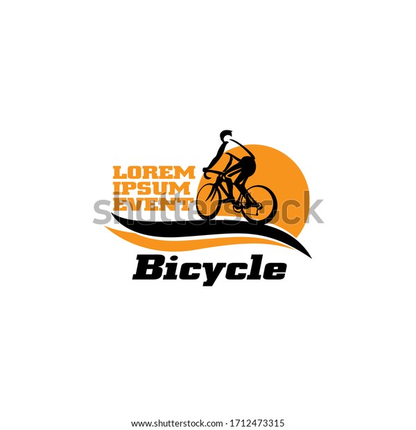 Bicycle Race Event Logo Design Template Stock Vector (Royalty Free ...
