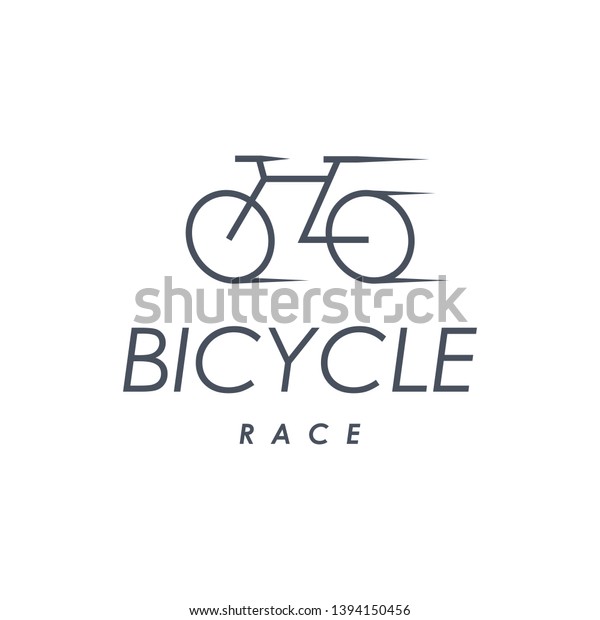 Bicycle Race Logo Design Template Stock Vector (Royalty Free ...