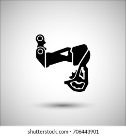Bicycle Rear Derailleur Vector Icon More Stock Vector (Royalty Free ...