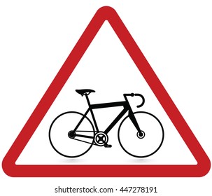 Bicycle Sign Vector Stock Vector (Royalty Free) 447278191 | Shutterstock