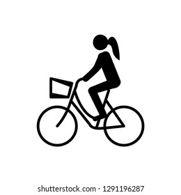 Bicycling Icon Vector Logo Template Stock Vector (Royalty Free ...