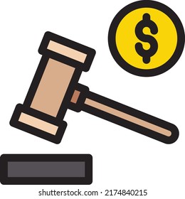 Bid Vector Illustration On Transparent Backgroundpremium Stock Vector ...