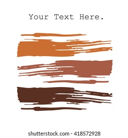Big Abstract Smears Isolated On White Stock Vector (Royalty Free ...