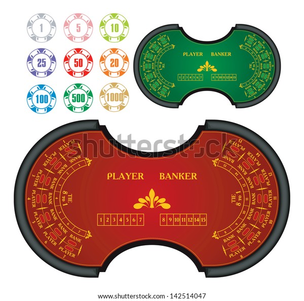 Big Baccarat Stock Vector (Royalty Free) 142514047