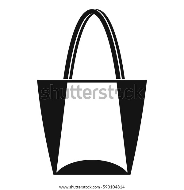 Big Bag Icon Simple Illustration Big Stock Vector (Royalty Free ...