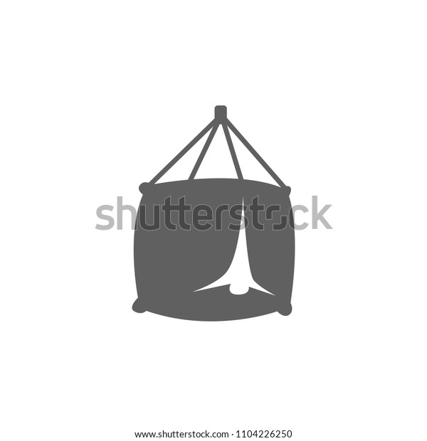 Big Bag Icon Vector Trendy Flat Stock Vector (Royalty Free) 1104226250 ...