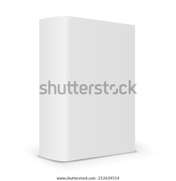 Big Blank Book Cover Back Vector Stock Vector (Royalty Free) 212634514
