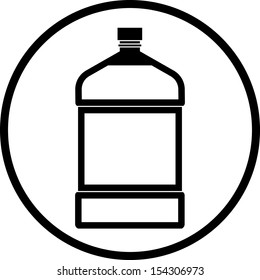 Big Bottle Water Vector Isolated Stock Vector (Royalty Free) 154306973 ...