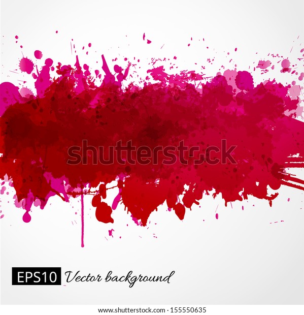 Big Bright Red Splash On White: Vector có sẵn (miễn phí bản quyền ...