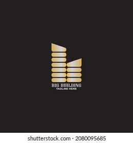 Big Building New Logo Design Stock Vector (Royalty Free) 2080095685 ...