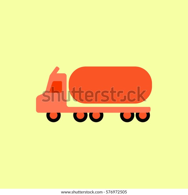 Big Car Vector Illustration Flat Style Stock Vector (Royalty Free ...