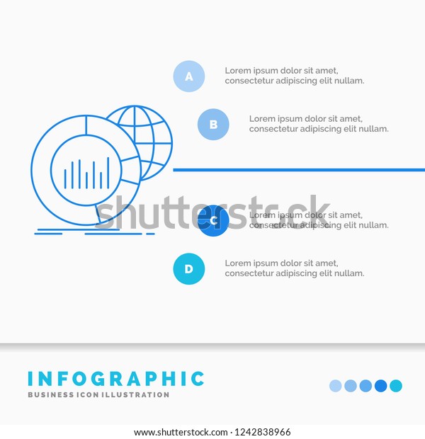 Big Chart Data World Infographic Infographics 스톡 벡터(로열티 프리) 1242838966 ...