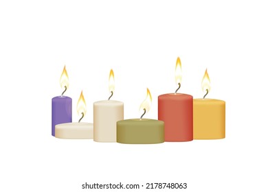 9,666 Candle in different colors Images, Stock Photos & Vectors ...