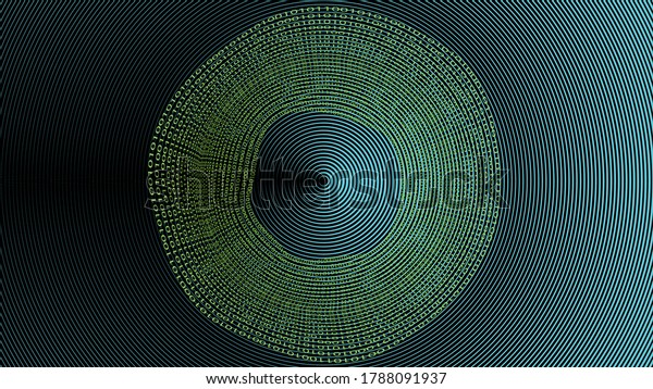 Big Data Futuristic Design Digital Visualization Stock Vector (Royalty ...