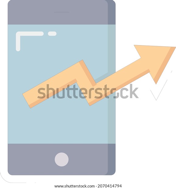 Big Data Icon Growth Statistic Stock Vector (Royalty Free) 2070414794 ...