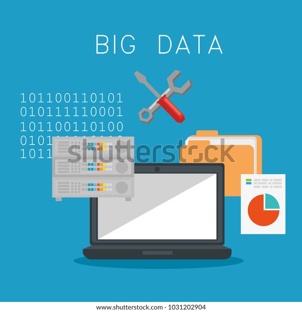 Big Data Set Icons Stock Vector (Royalty Free) 1031202904 | Shutterstock