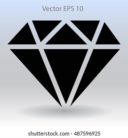 Big Diamond Vector Illustration: เวกเตอร์สต็อก (ปลอดค่าลิขสิทธิ์ ...