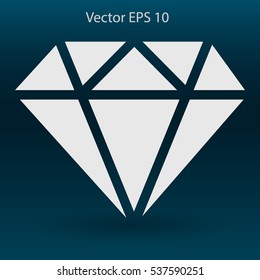 Big Diamond Vector Illustration 스톡 벡터(로열티 프리) 595413074 | Shutterstock